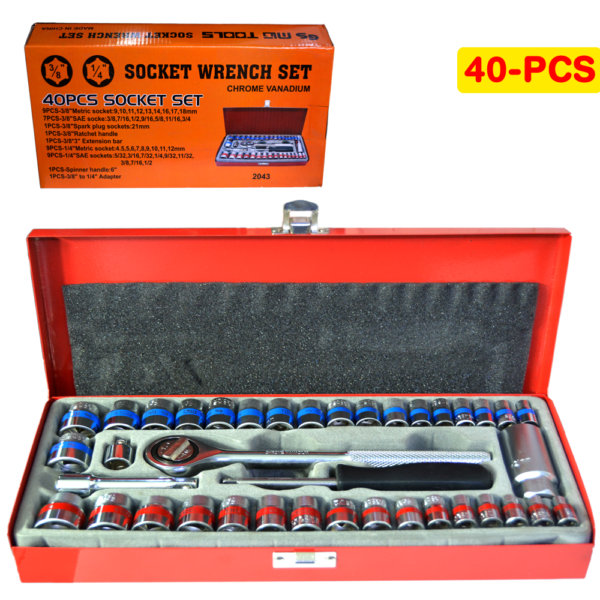 Socket Set - 40 Pcs – Future Store