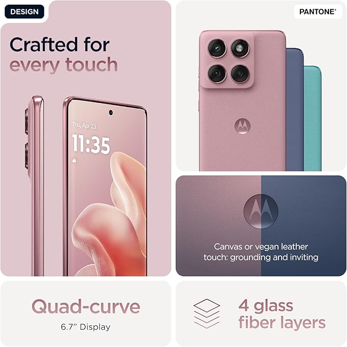 Moto Edge 60 Fusion 12+ 256GB DS NFC 5G New arrival(PANTONE Zephyr (pi ...