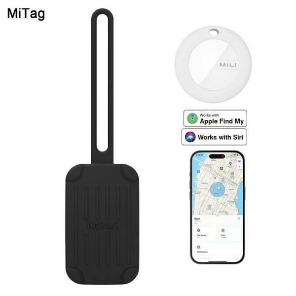 MILI MITAG PLUS LUGGAGE TAG - BLACK — Future Store