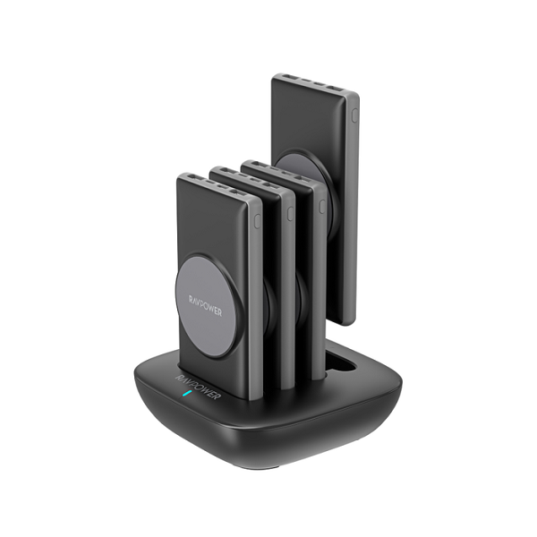 Ravpower Family Charging Combo 10000mAh 4 In 1 Wireless Power Bank Sta ...