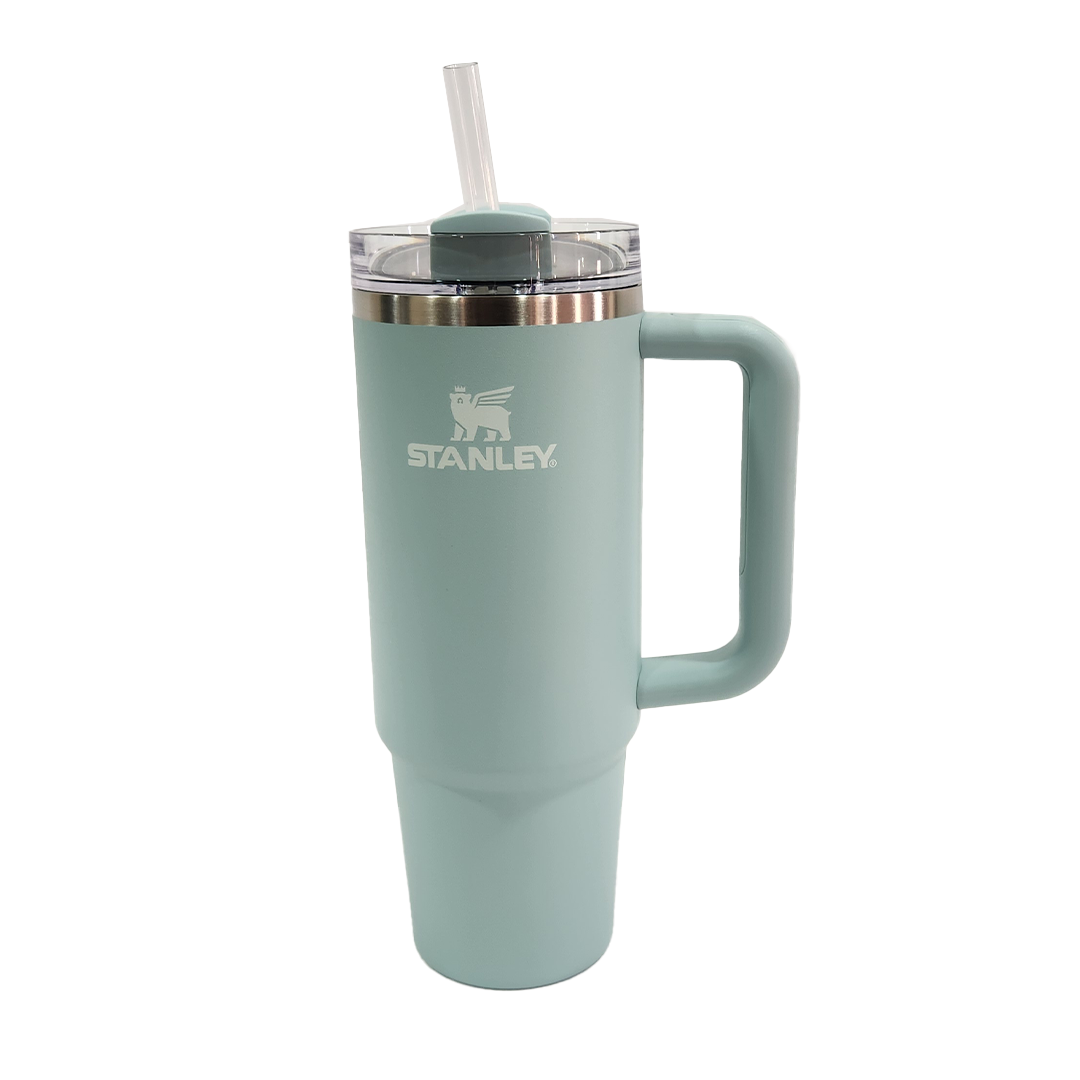 Stanley Quencher H2.0 Tumbler 30Oz 887Ml - Seafoam(Transparent Lid)(As ...