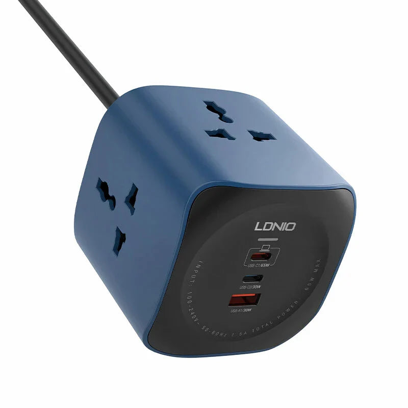 LDNIO SC3319 Universal Power Socket Cube - Blue – Future Store