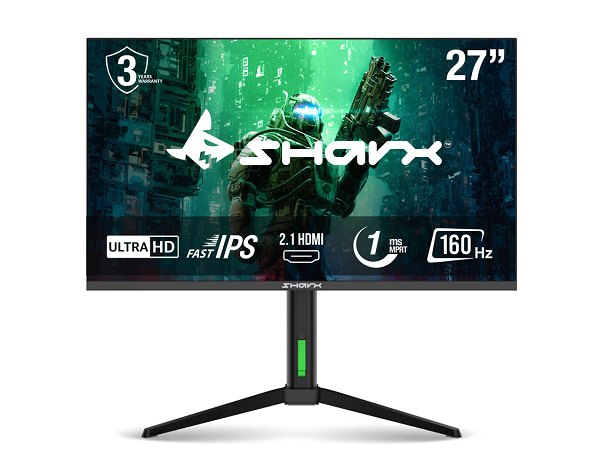 SHARX Gaming Monitor 27", UHD 160hz Refresh Rate 27U160I – Future Store