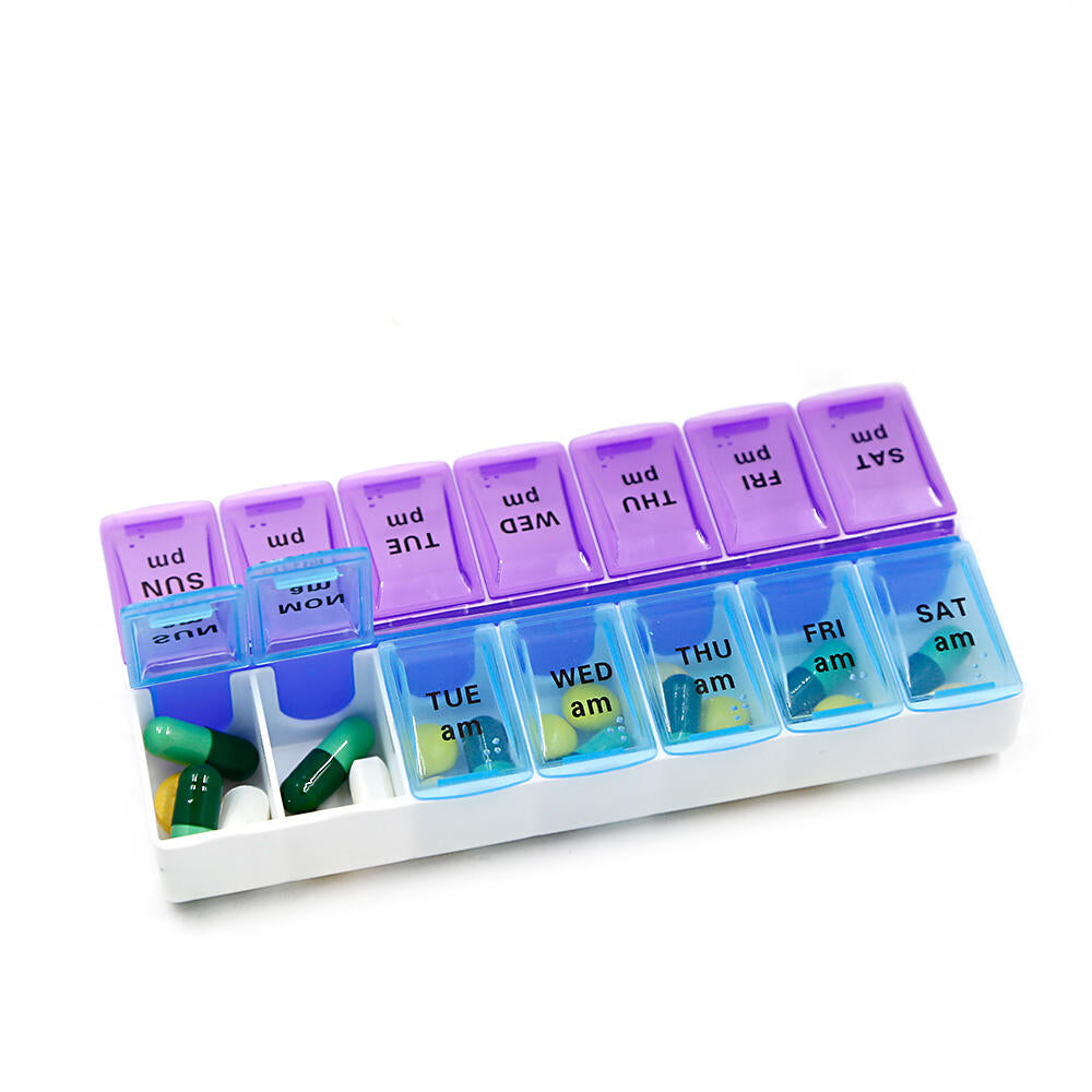 Travelest 7 Day Pill Case with 14 Compartments – Future Store