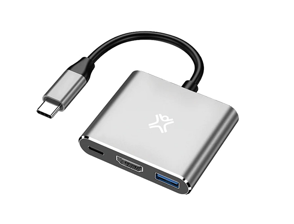 XTREMEMAC Type-C 3 In 1 Hub HDMI 4K, USB-C PD 60 Watts, USB 3.0 ...