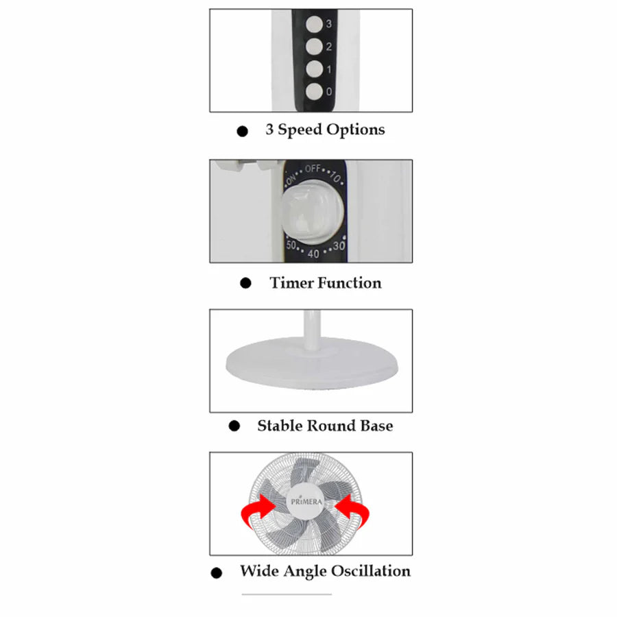 PRIMERA 16" Stand Fan (PSF160) – Future Store
