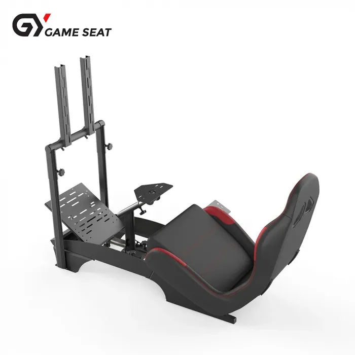 Gameseat Gy-Extreme Racing Simulator Cockpit With Monitor Mount – Blac ...