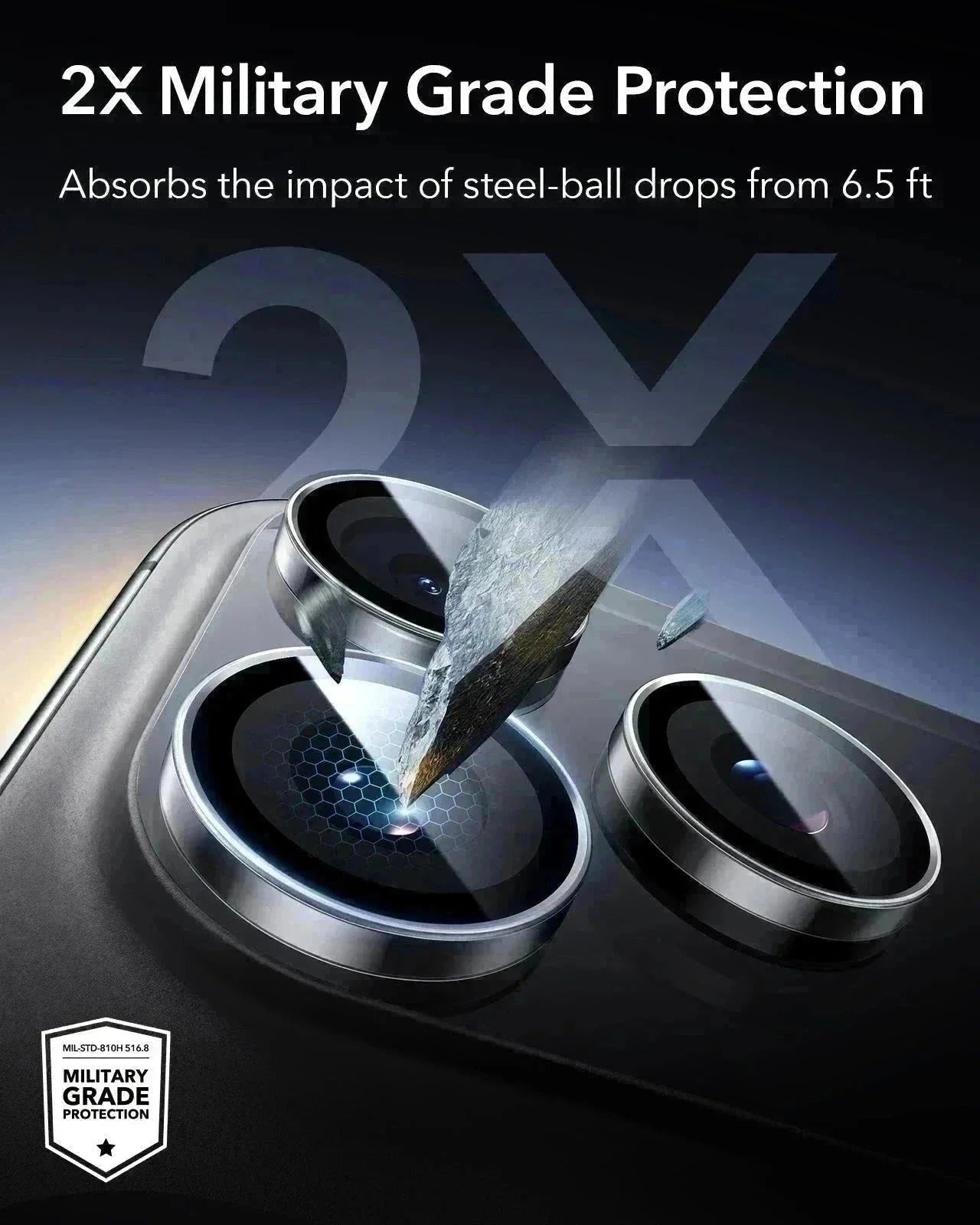 Esr Armorite Camera Lens Protectors For Iphone 17Pr/17Promax-Black – Future Store